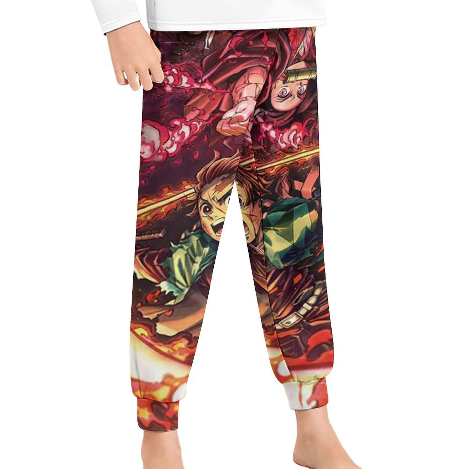 Demon Slayer Nezuko Tanjiro Kid's Pajamas Sleep Bottoms Sleepwear Comfy ...