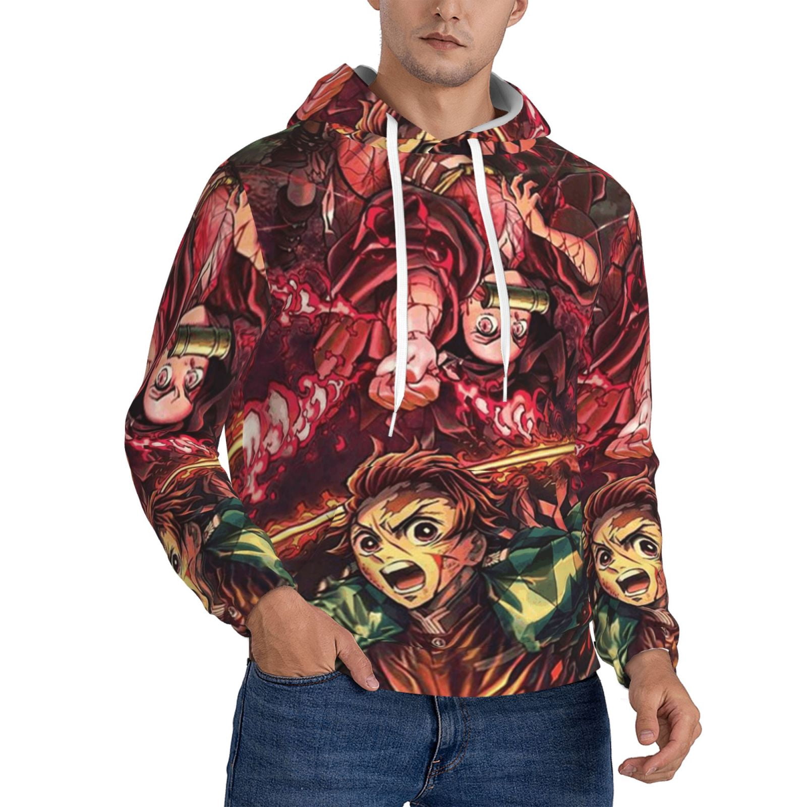 Demon Slayer Nezuko Tanjiro Men's Sweatshirt Hoodies Hoody Novelty ...