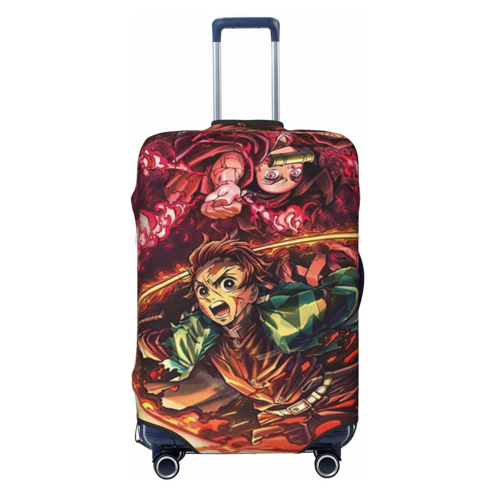 Demon Slayer Nezuko Tanjiro Protective Suitcase Cover Elastic Travel ...