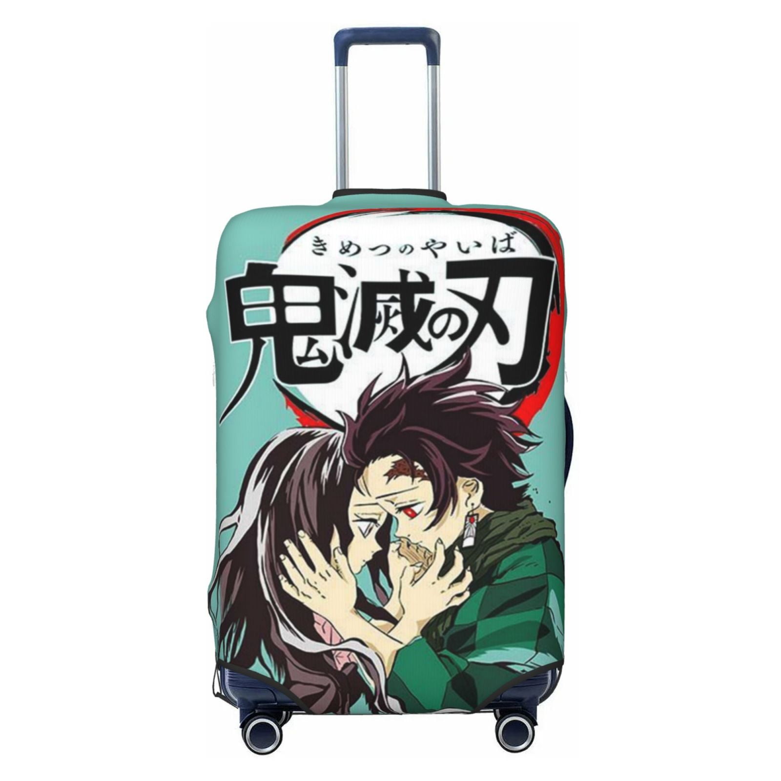 Demon Slayer Nezuko Tanjiro Protective Suitcase Cover Elastic Travel ...
