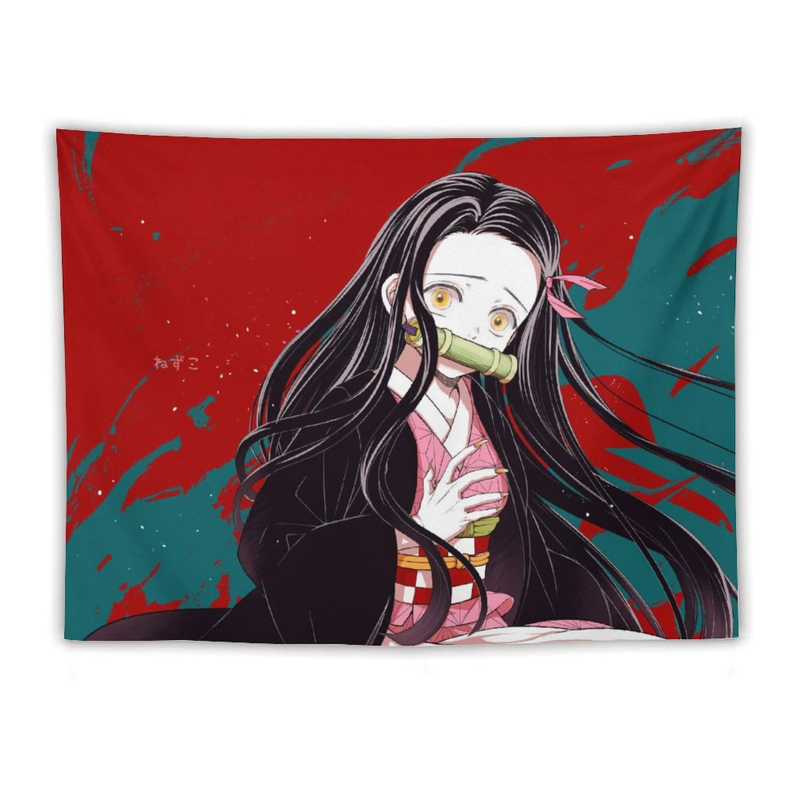 Demon Slayer Nezuko Tapestry Anime Poster Wall Hanging Art Decor For ...