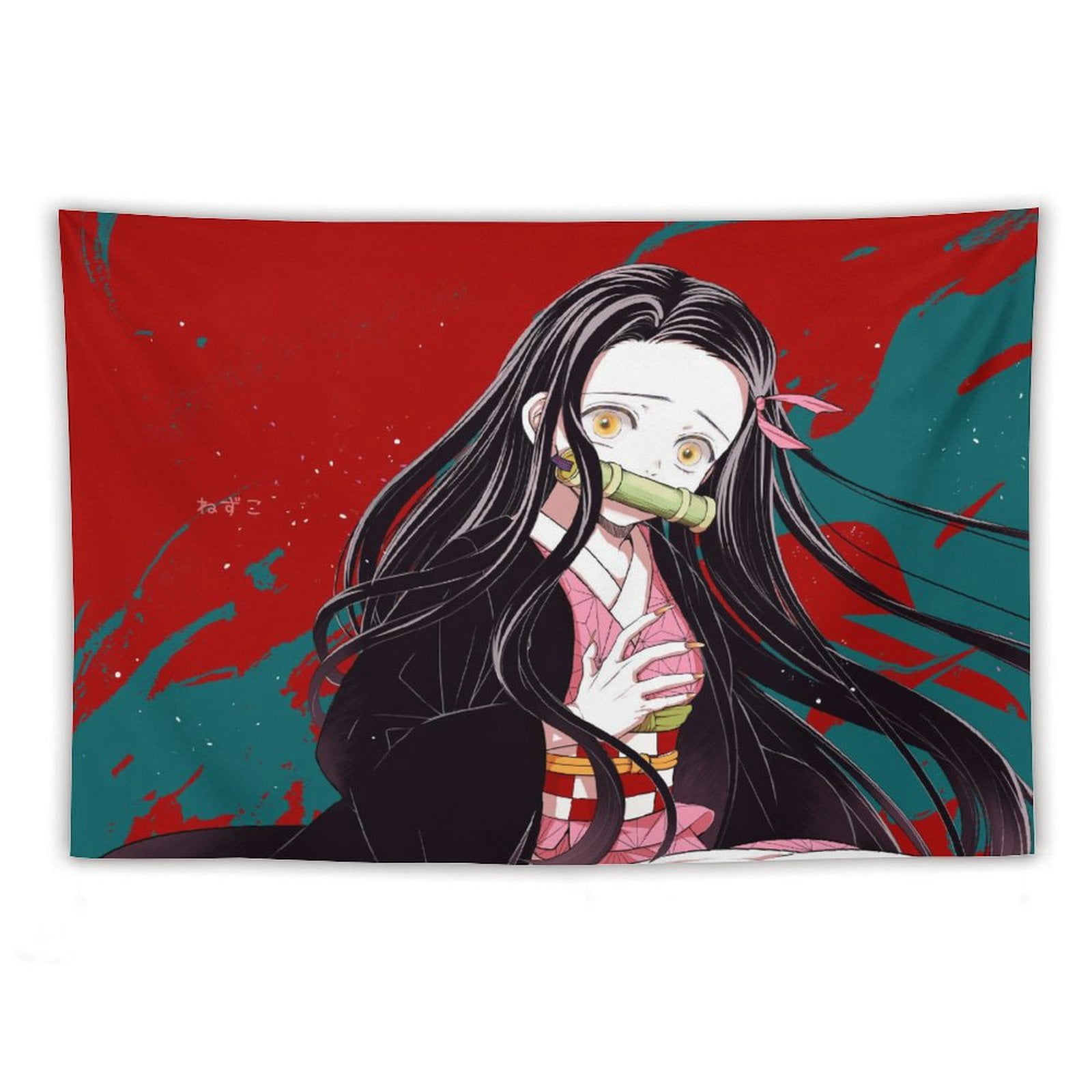 Demon Slayer Nezuko Tapestry Anime Poster Wall Hanging Art Decor For ...