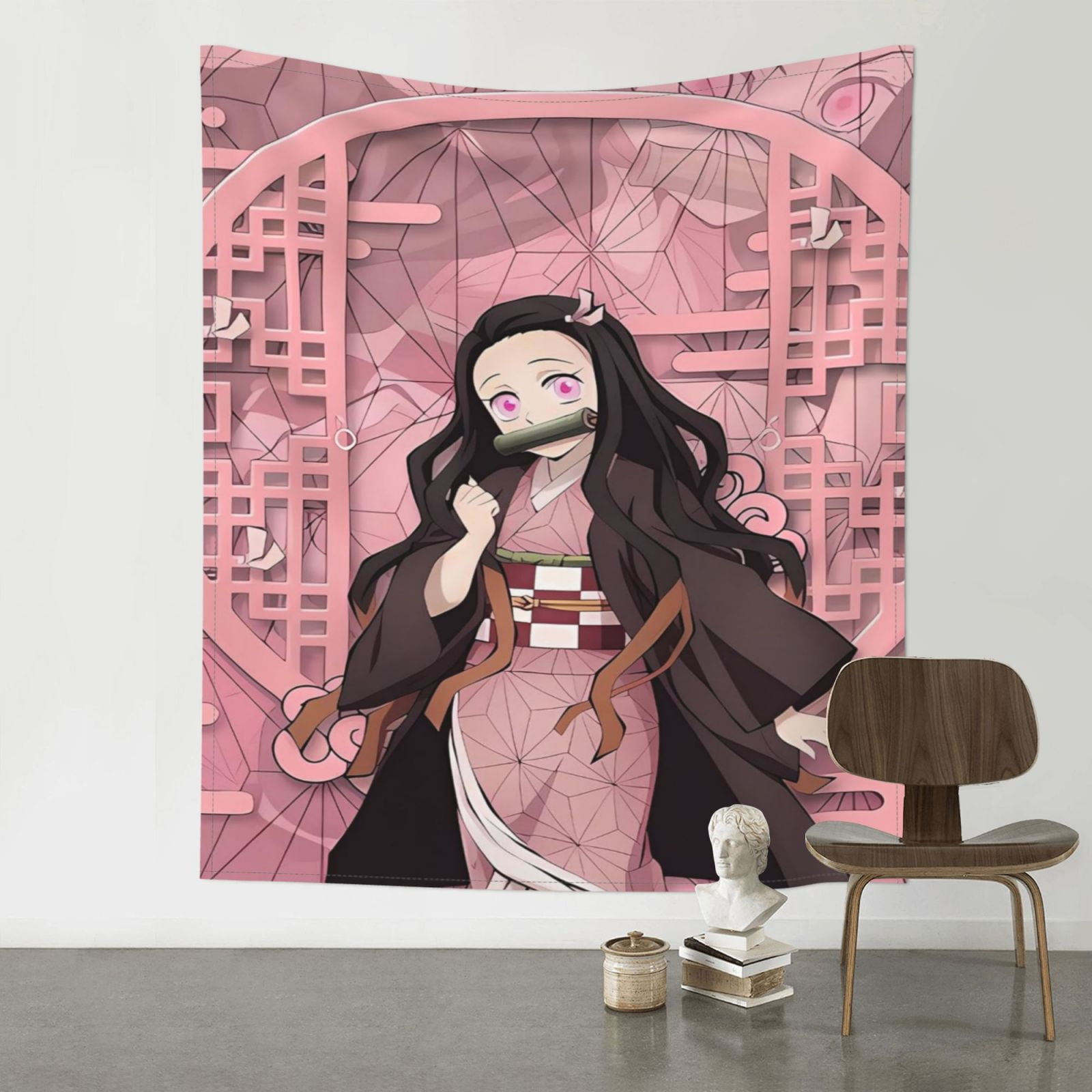Demon Slayer Nezuko Tapestry Wall Hanging Wall Art Decor Wall Tapestry ...