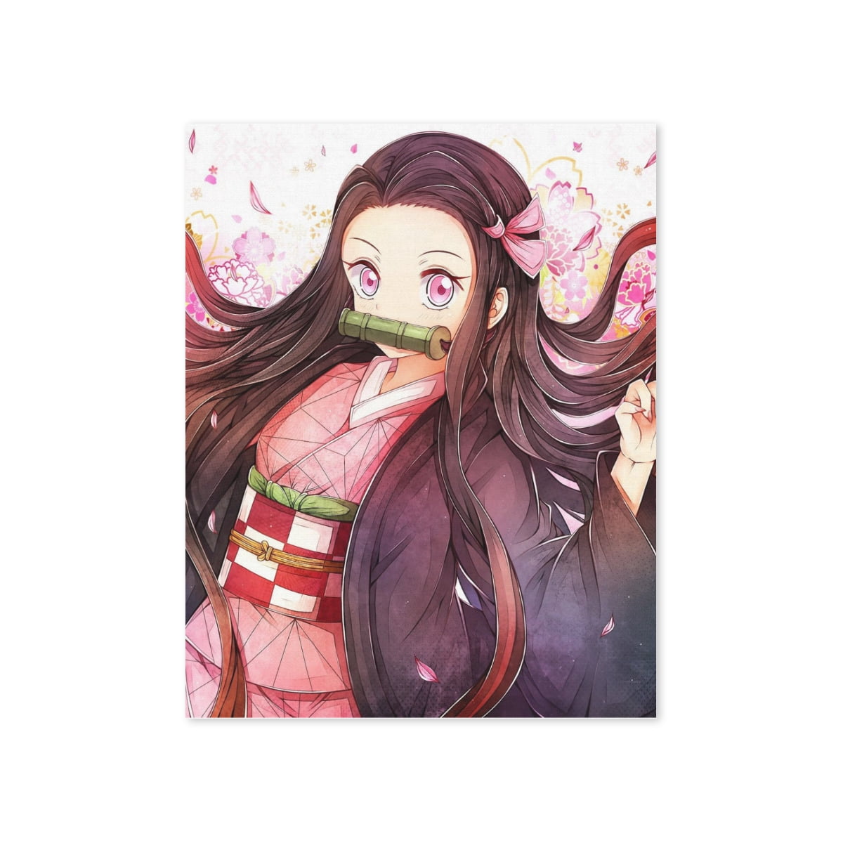 Demon Slayer Nezuko Unframed Posters Canvas Art Posters Cartoon Posters ...