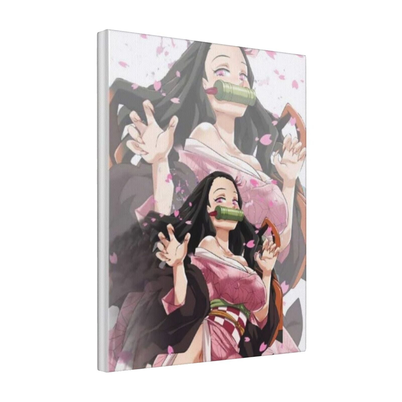 Demon Slayer Nezuko Wall Art Canvas Painting Artwork Picutures Wall ...