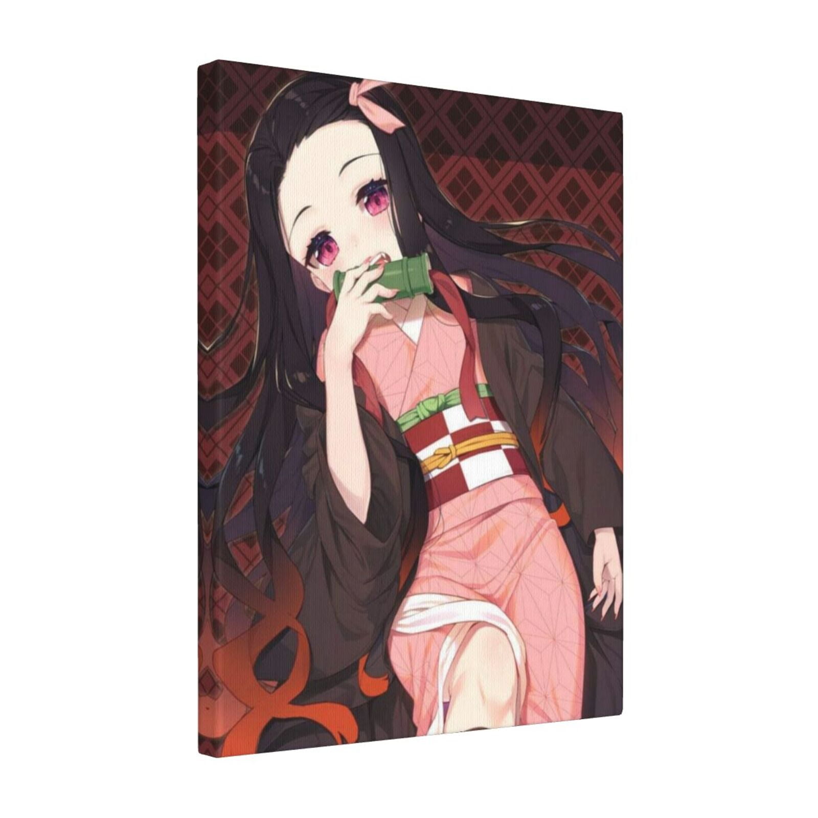 Demon Slayer Nezuko Wall Art Canvas Painting Artwork Picutures Wall ...