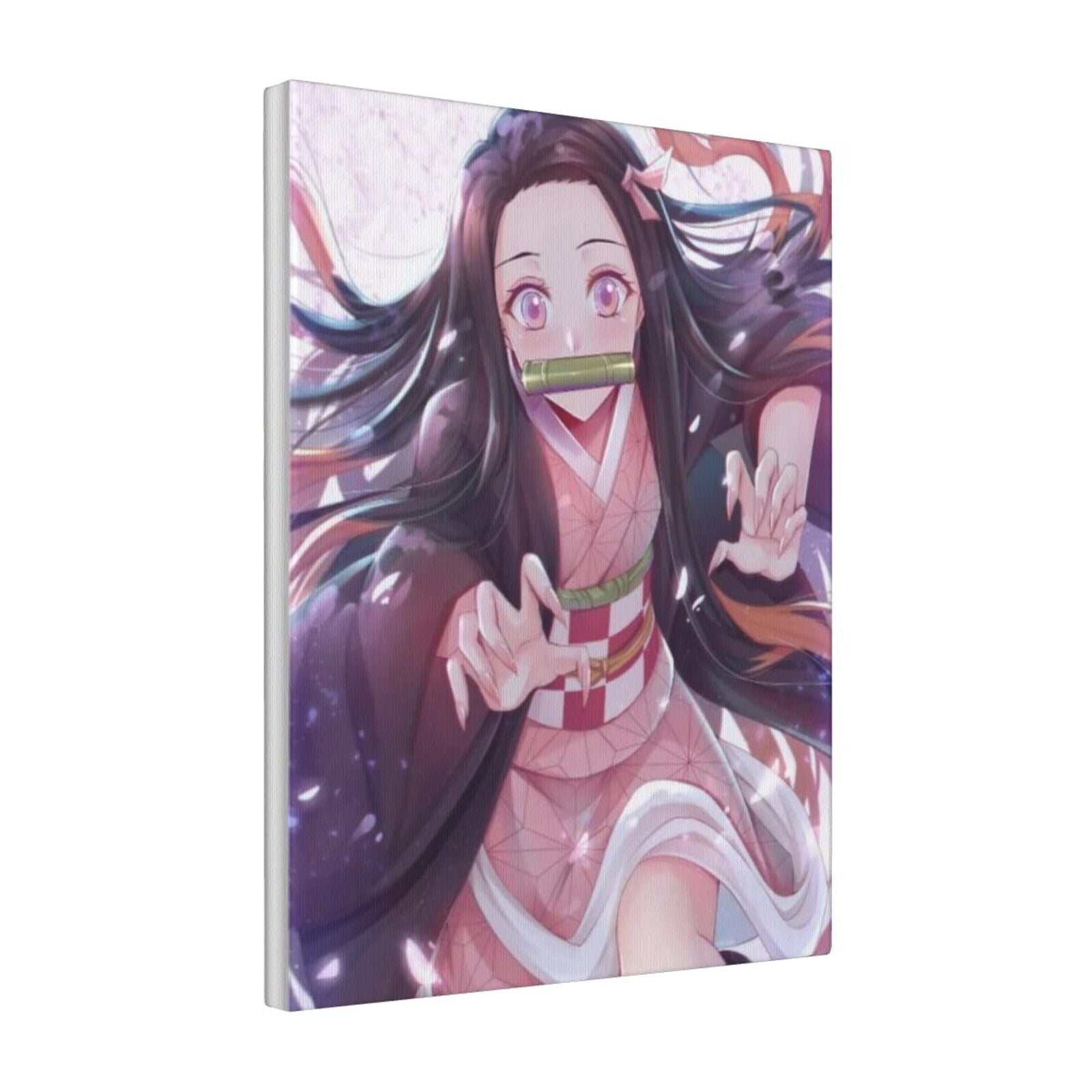 Demon Slayer Nezuko Wall Art Canvas Painting Artwork Picutures Wall ...