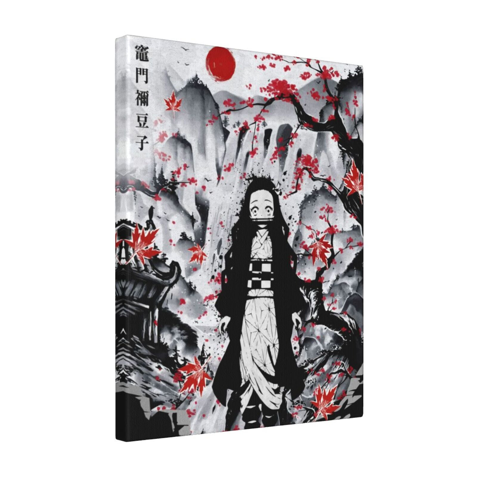 Demon Slayer Nezuko Wall Art Canvas Painting Artwork Picutures Wall ...