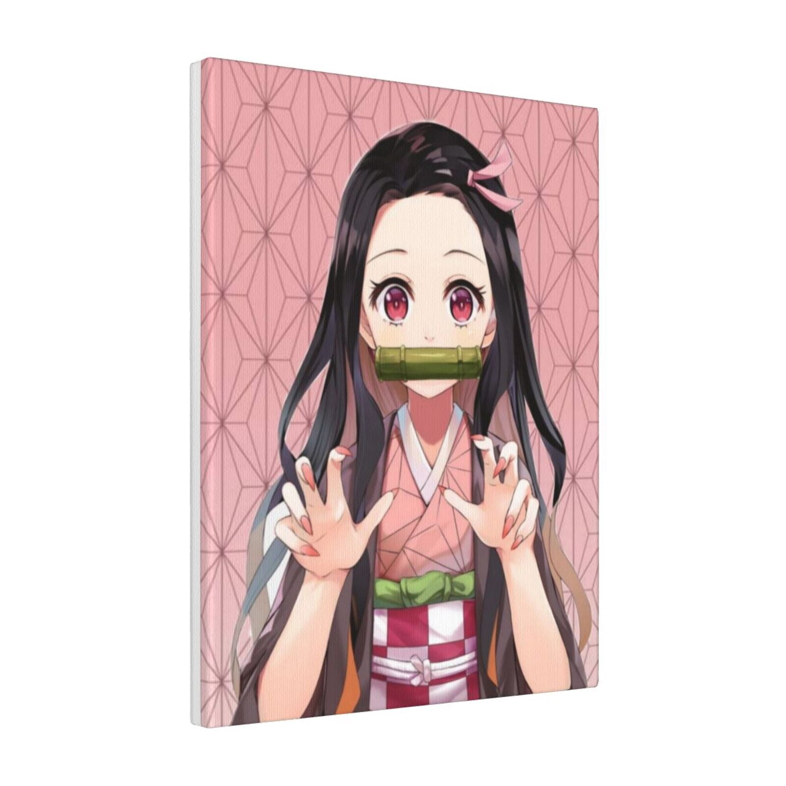 Demon Slayer Nezuko Wall Art Canvas Painting Artwork Picutures Wall ...