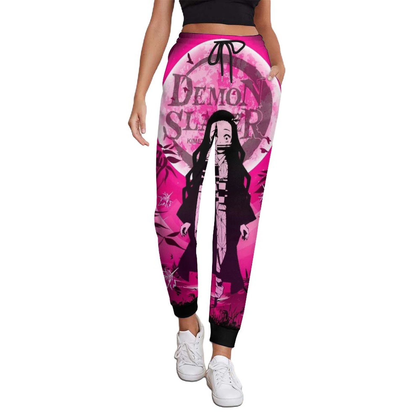 Demon Slayer Nezuko Womens Sweatpants Joggers Pants Novelty Casual ...