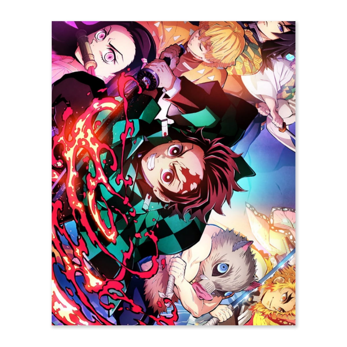 Demon Slayer Painting by numbers, DIY canvas painting by numbers ...