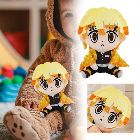 Demon Slayer Plush Toy, Demon Slayer Character Sitting Pose Doll, Anime ...