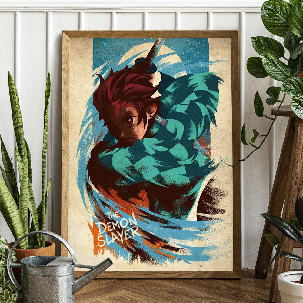 Demon Slayer Poster, Anime Poster Wall Art, Demon Slayer Wall Art ...