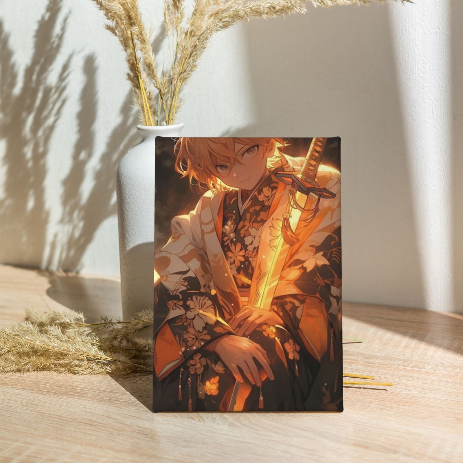 Demon Slayer Poster Canvas Painting Living Room Home Decorative ...