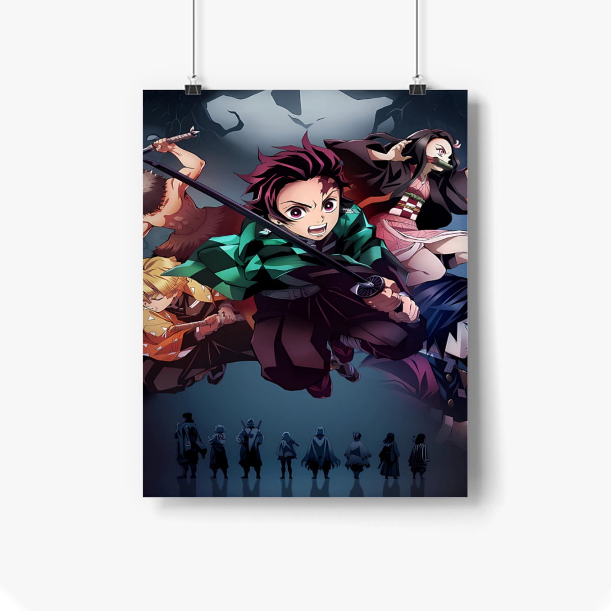 Demon Slayer Poster Holiday Bedroom Decor Prints Living Room Office ...