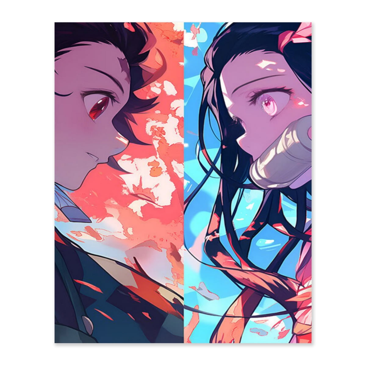 Demon Slayer Poster Holiday Bedroom Decor Prints Living Room Office ...