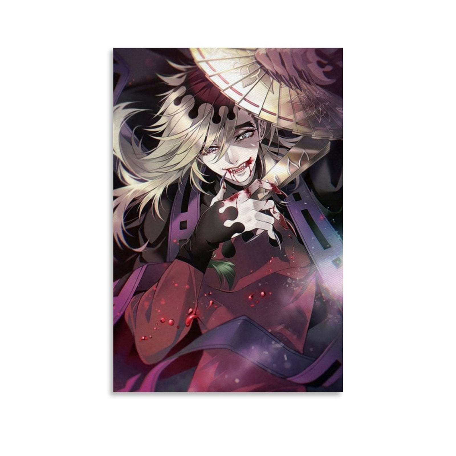 Demon Slayer Poster Wall Art Canvas Aesthetic Music And Movies ...