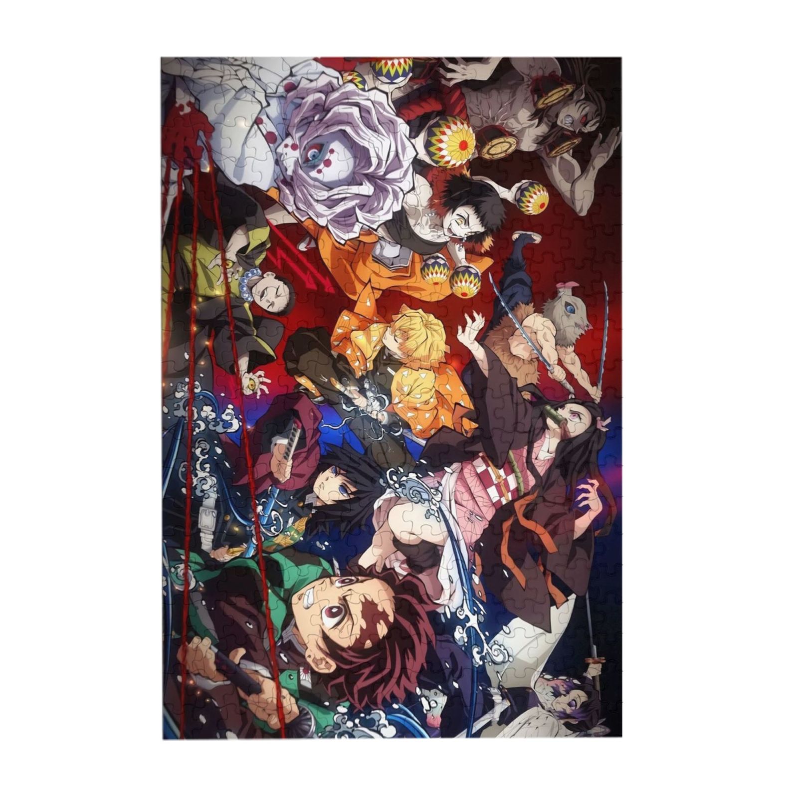 Demon Slayer Puzzle,300 Pieces Puzzles For Kids,Demon Slayer Jigsaw ...