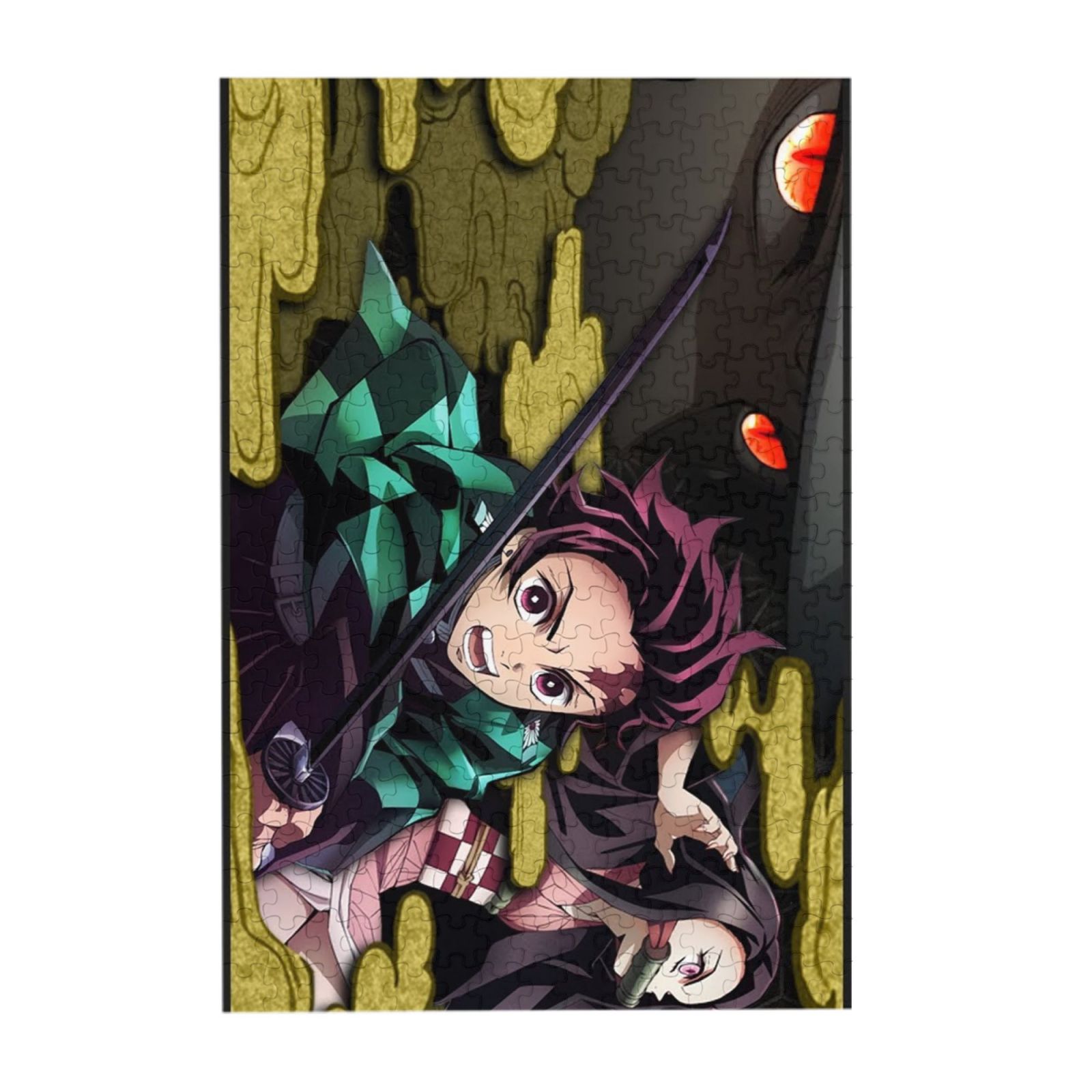Demon Slayer 300 Pieces Wooden Jigsaw Puzzle ,Demon Slayer Jigsaw ...