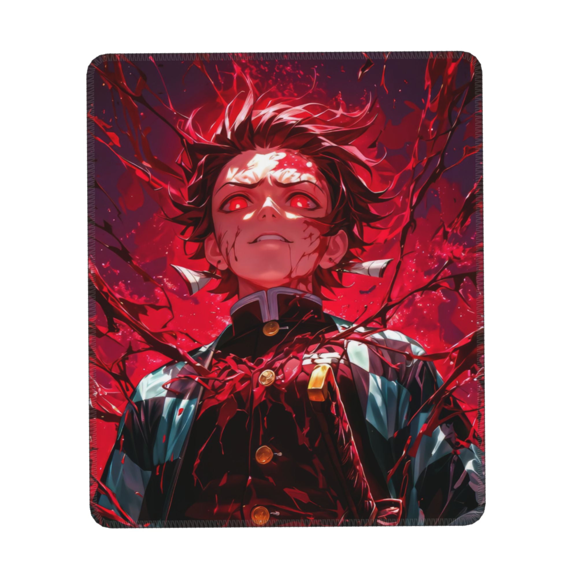 Demon Slayer Rubber Lock Edge Mouse Pad (Vertical) Office Mouse Pad ...