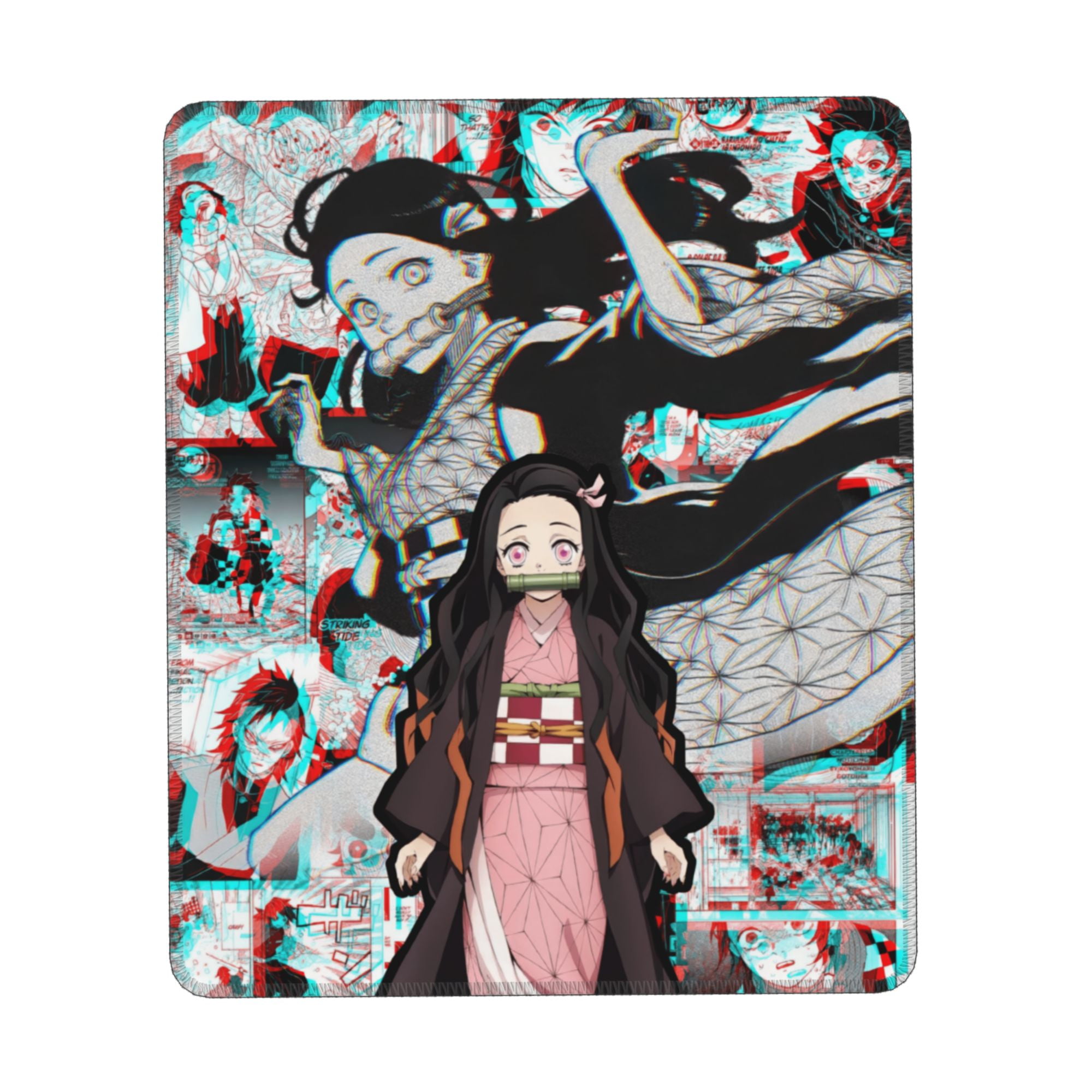Demon Slayer Rubber Lock Edge Mouse Pad (Vertical) Office Mouse Pad ...