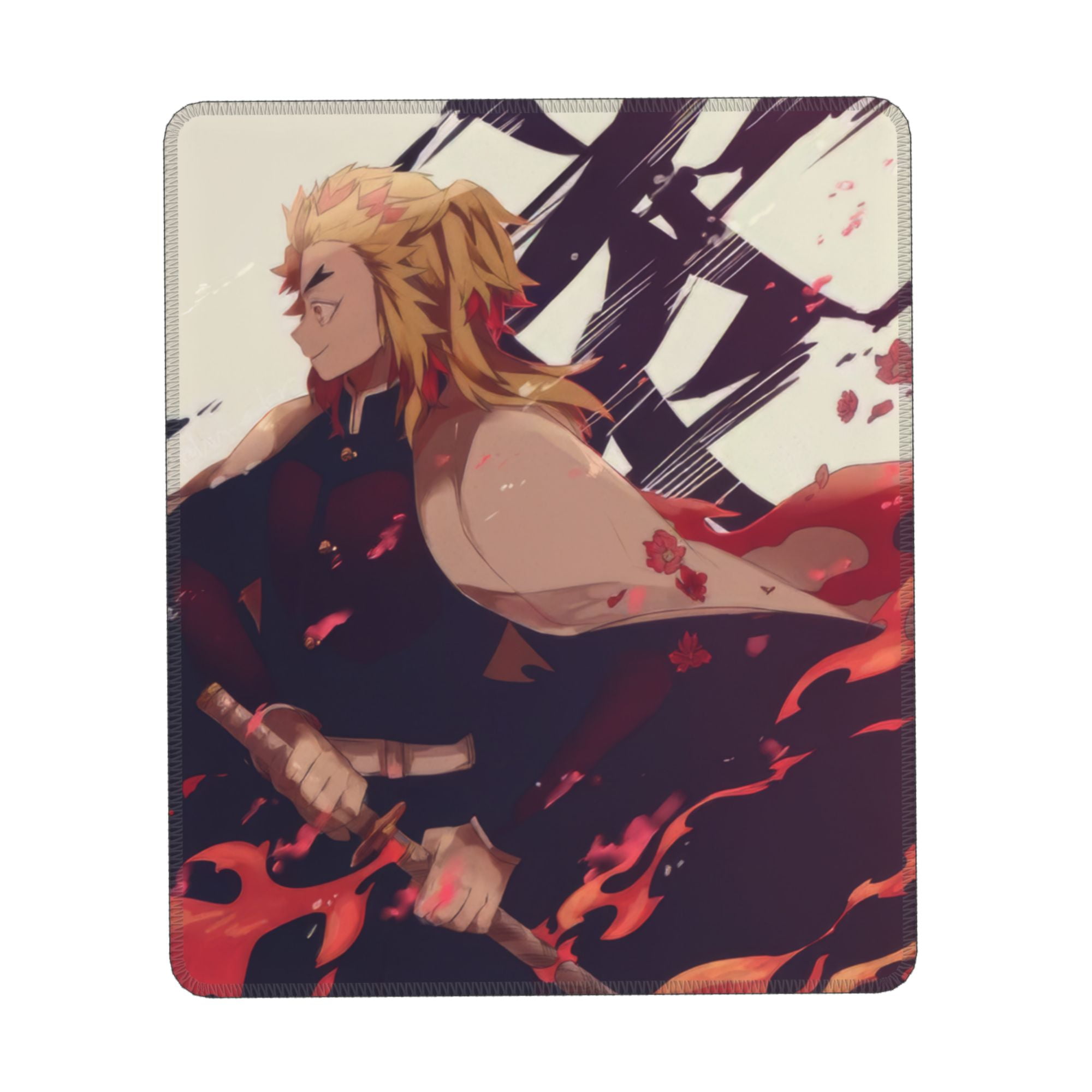 Demon Slayer Rubber Lock Edge Mouse Pad (Vertical) Office Mouse Pad ...