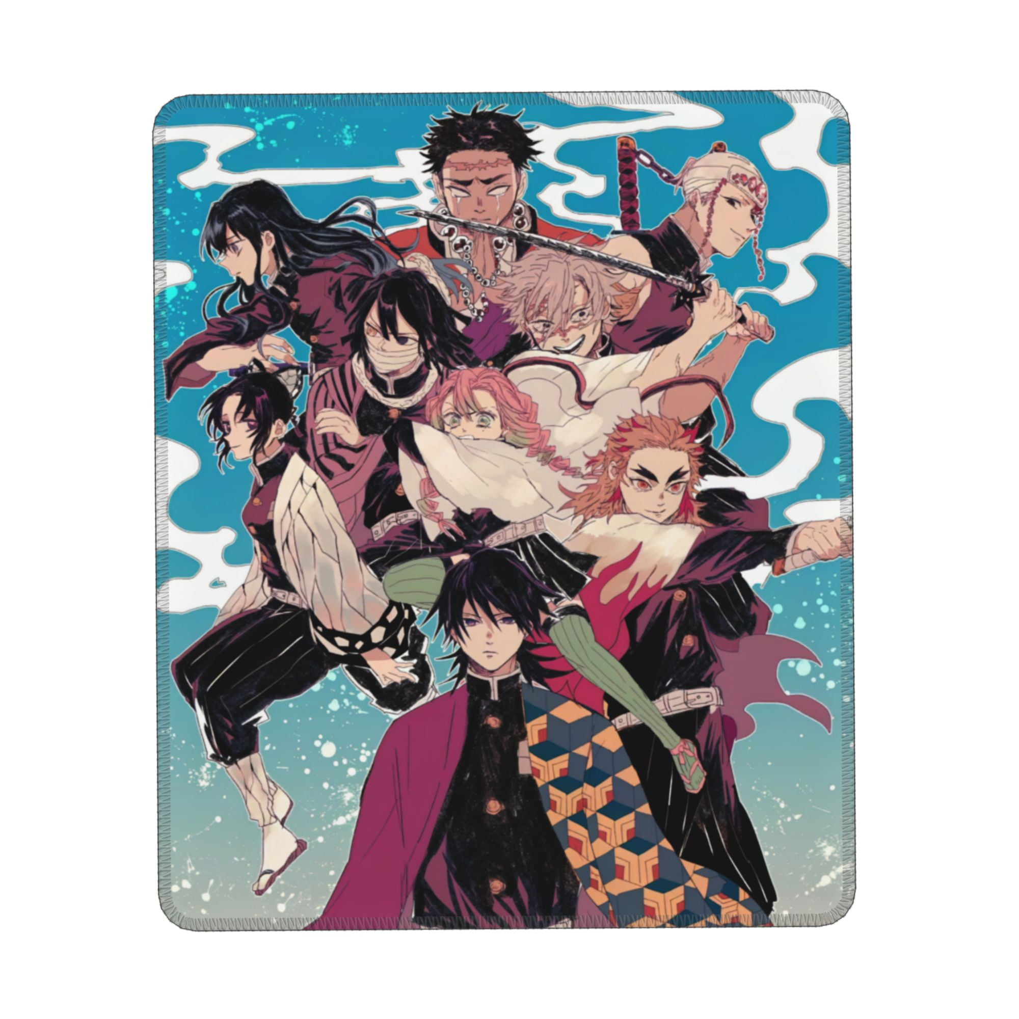 Demon Slayer Rubber Lock Edge Mouse Pad (Vertical) Office Mouse Pad ...