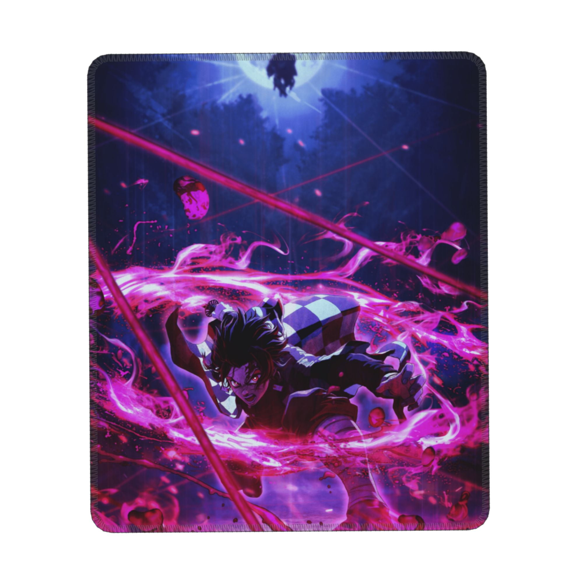 Demon Slayer Rubber Lock Edge Mouse Pad (Vertical) Office Mouse Pad ...