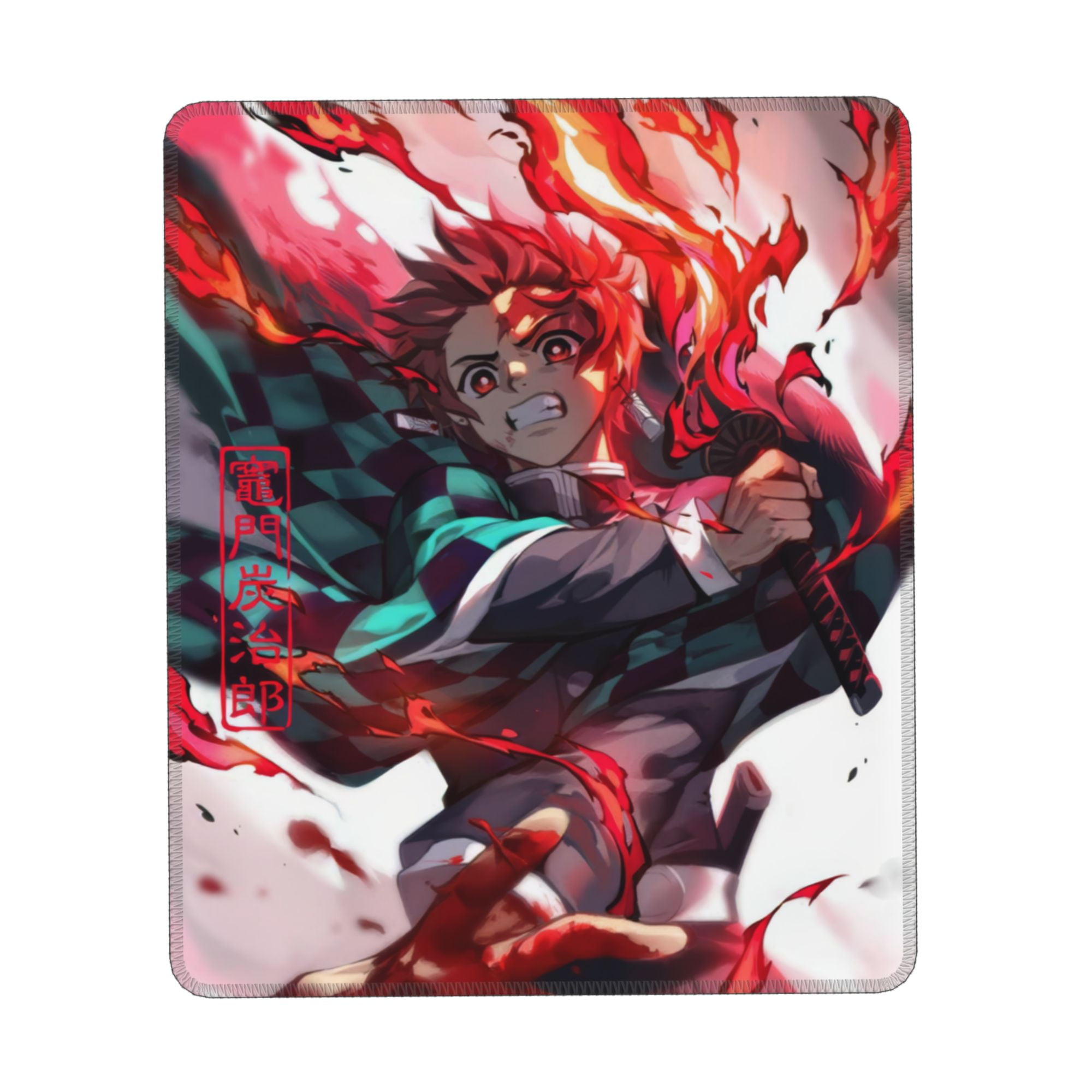 Demon Slayer Rubber Lock Edge Mouse Pad (Vertical) Office Mouse Pad ...