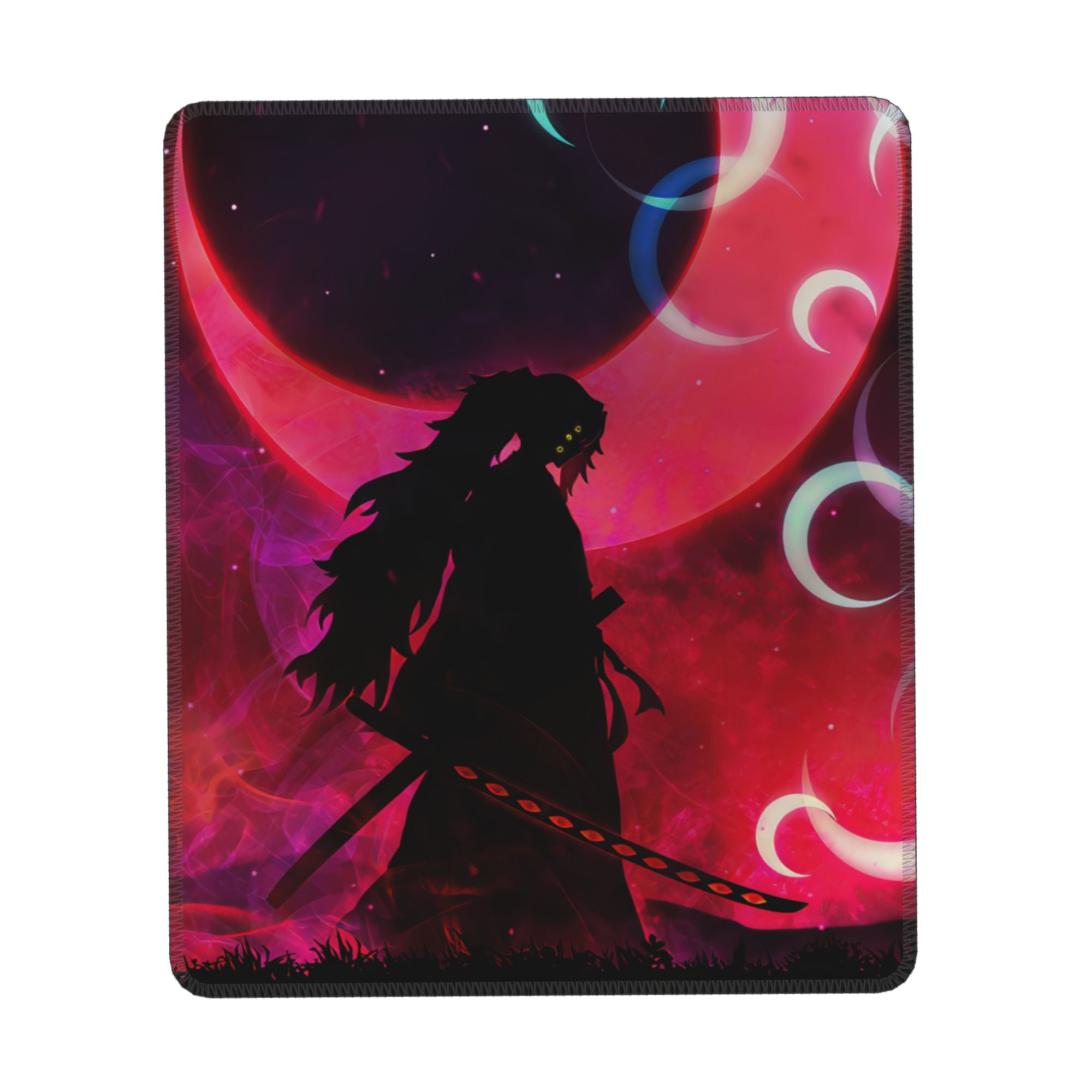 Demon Slayer Rubber Lock Edge Mouse Pad (Vertical) Office Mouse Pad ...
