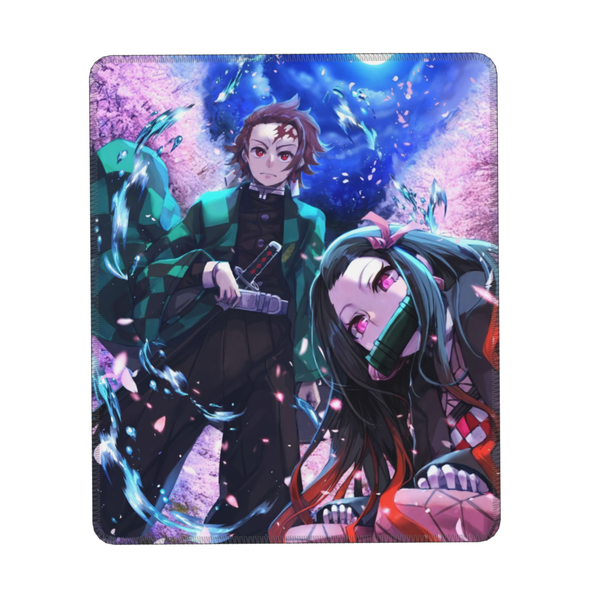 Demon Slayer Rubber Lock Edge Mouse Pad (Vertical) Office Mouse Pad ...