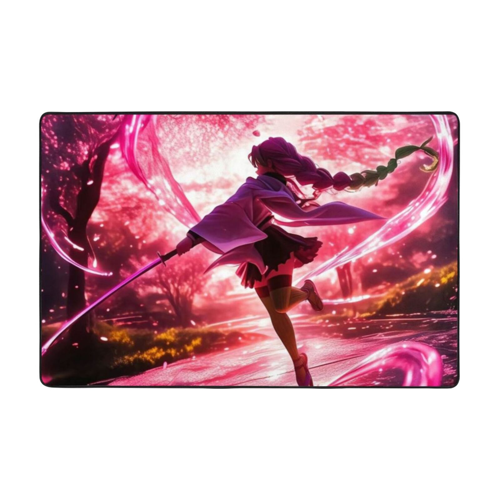 Demon Slayer Rug, Non-Slip Carpet Mats, Demon Slayer Gift for Playroom ...