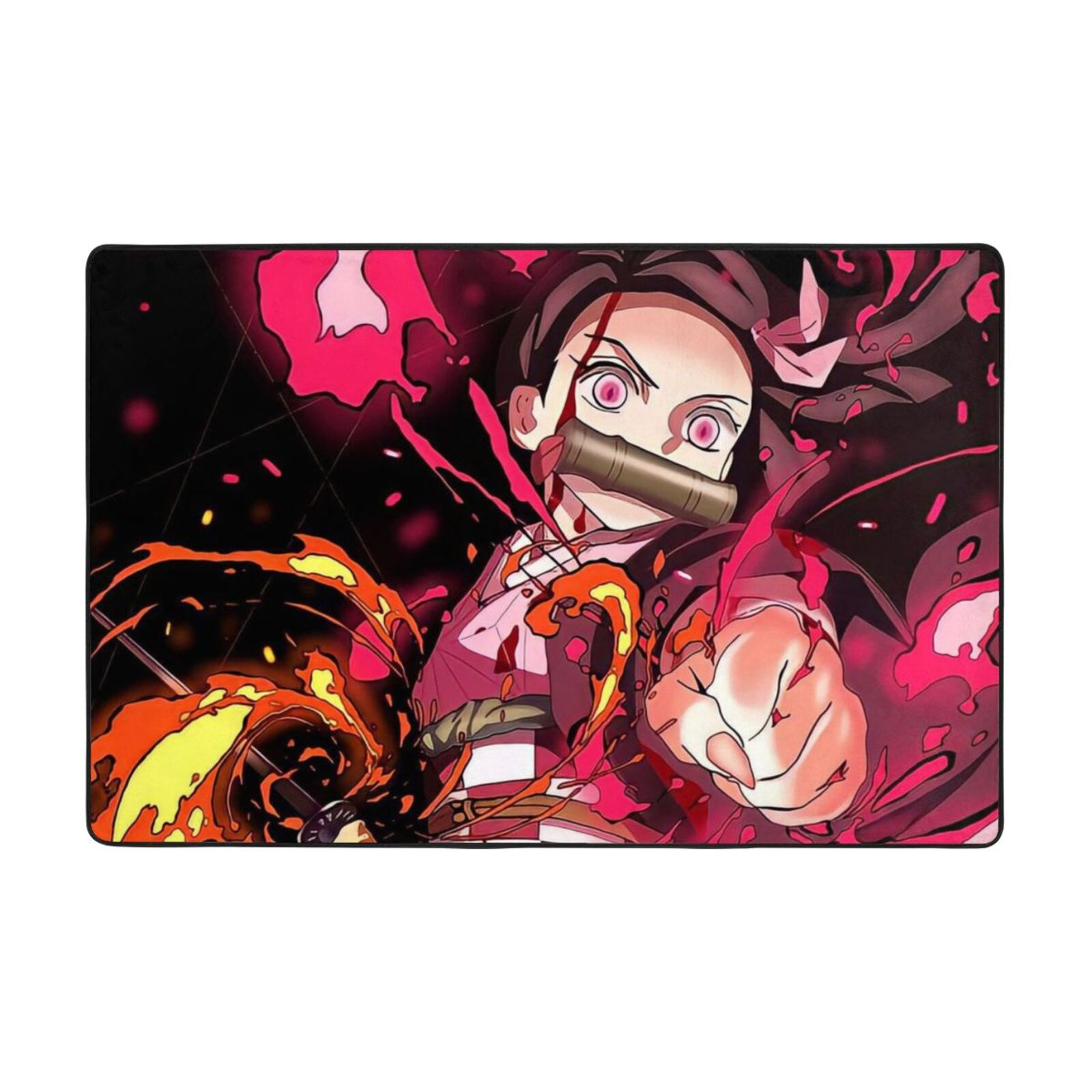 Demon Slayer Rug, Non-Slip Carpet Mats, Demon Slayer Gift for Playroom ...
