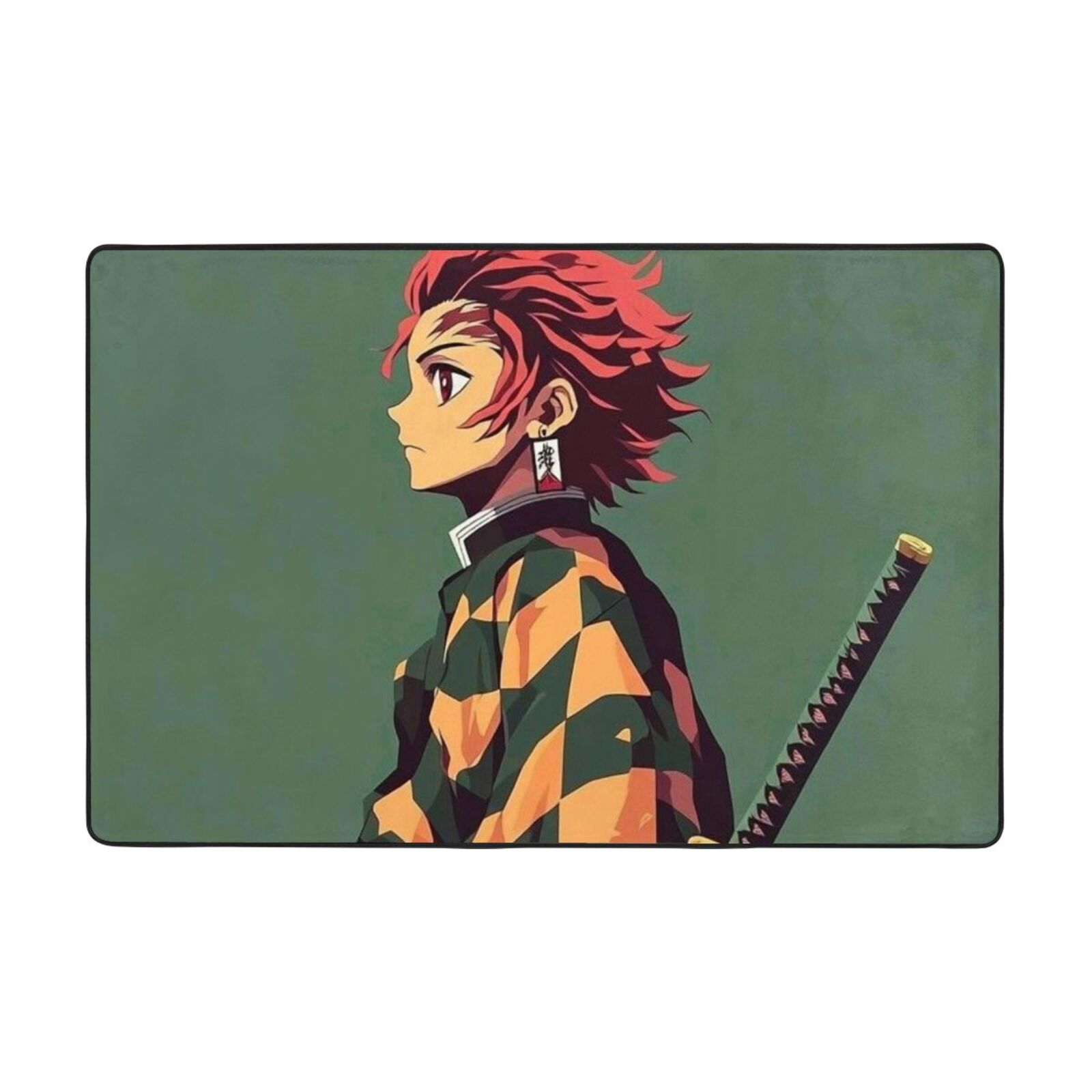 Demon Slayer Rug, Non-Slip Carpet Mats, Demon Slayer Gift for Playroom ...