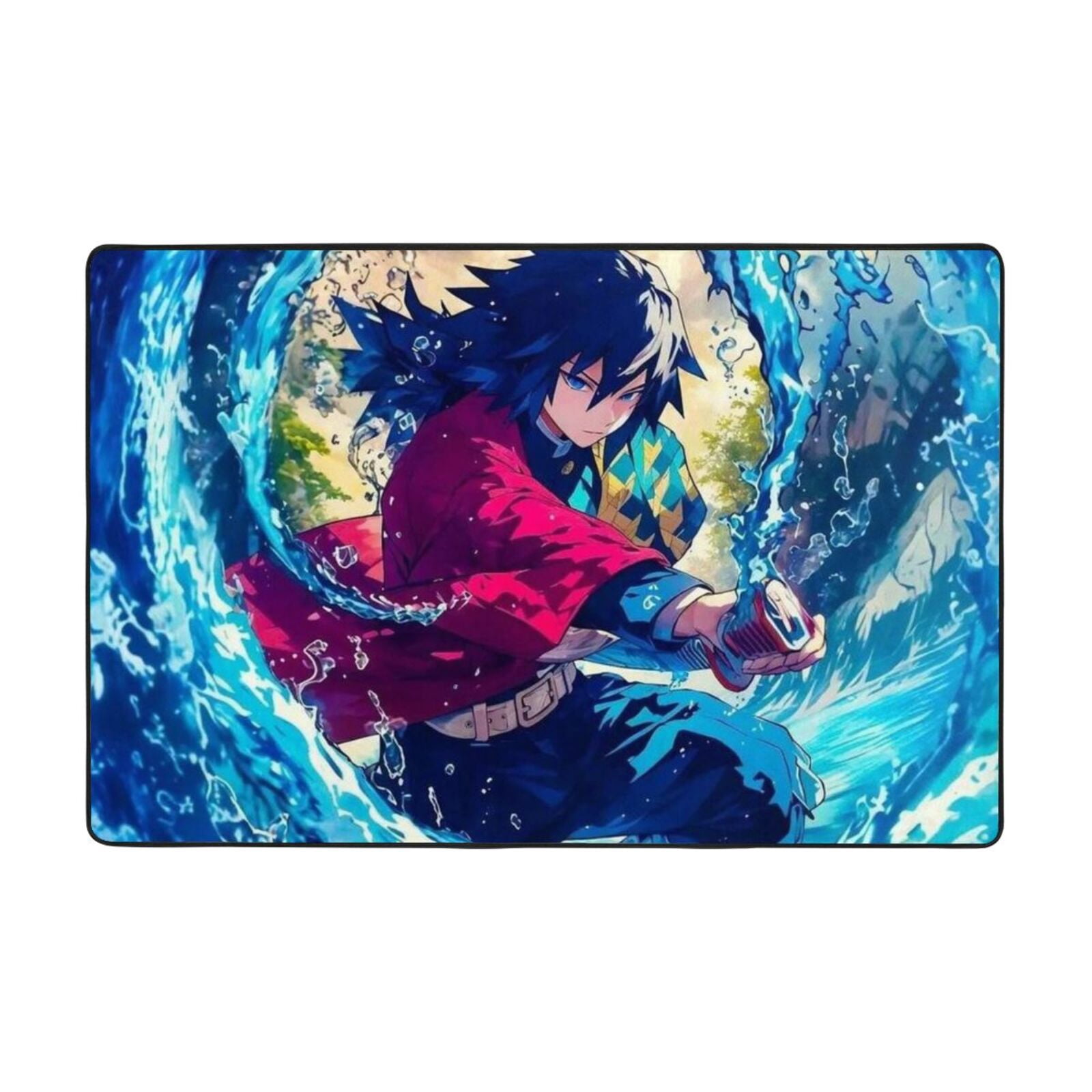 Demon Slayer Rug, Non-Slip Carpet Mats, Demon Slayer Gift for Playroom ...