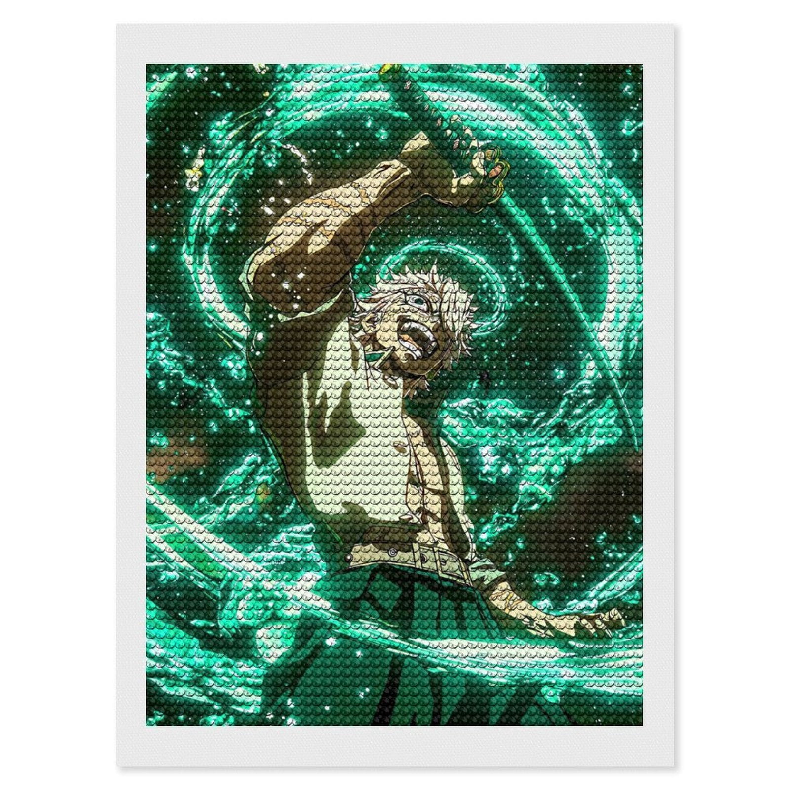 Demon Slayer Sanemi Shinazugawa Diamond Art Kits for Adults 5D Diamond ...