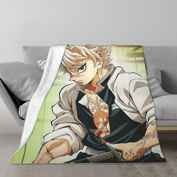 Demon Slayer Sanemi Shinazugawa Wind Hashira Battle Scar Pattern Sherpa ...