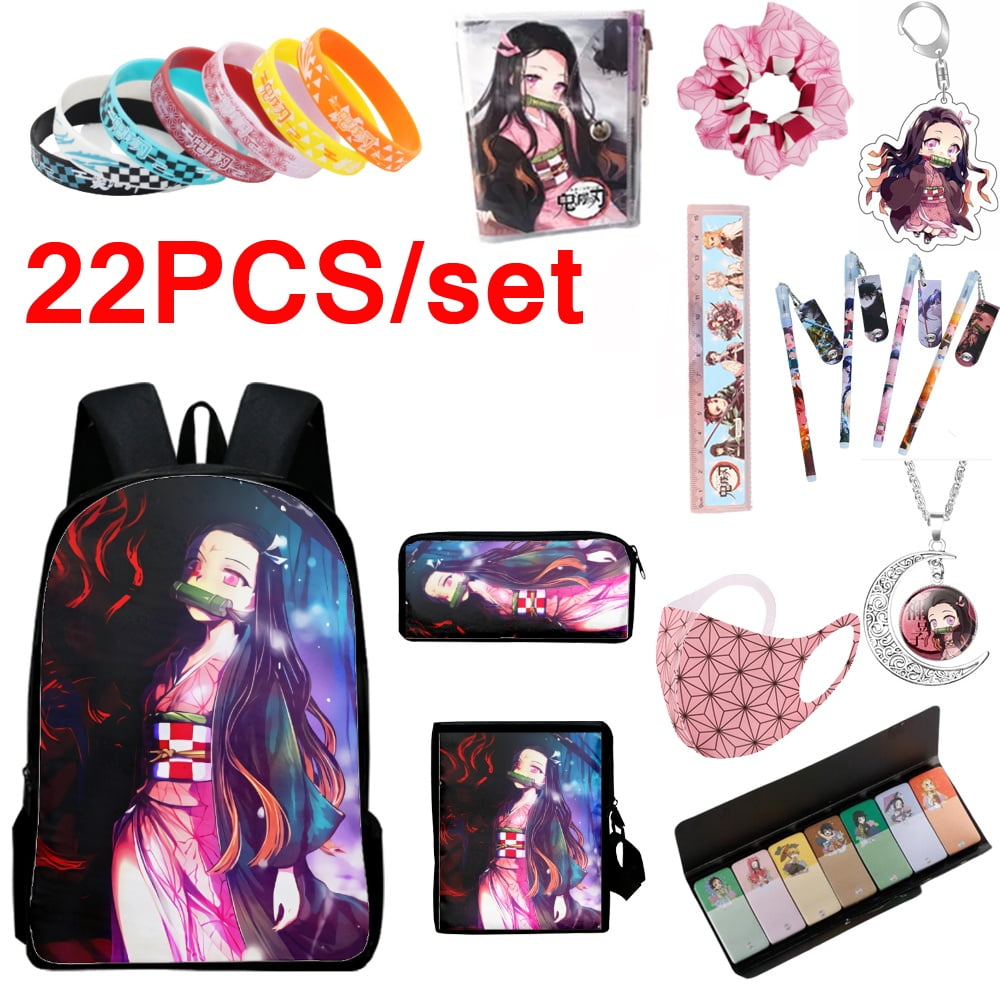 Demon Slayer Schoolbag Casual Backpacks College Students for Youth with ...