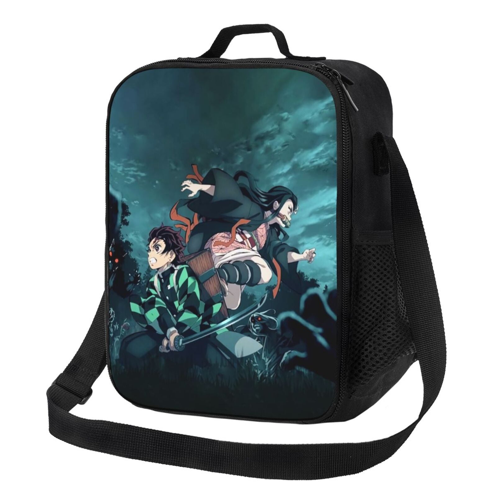 Demon Slayer Scream Lunch Bag, Insulated Lunch Box, Reusable with Side ...