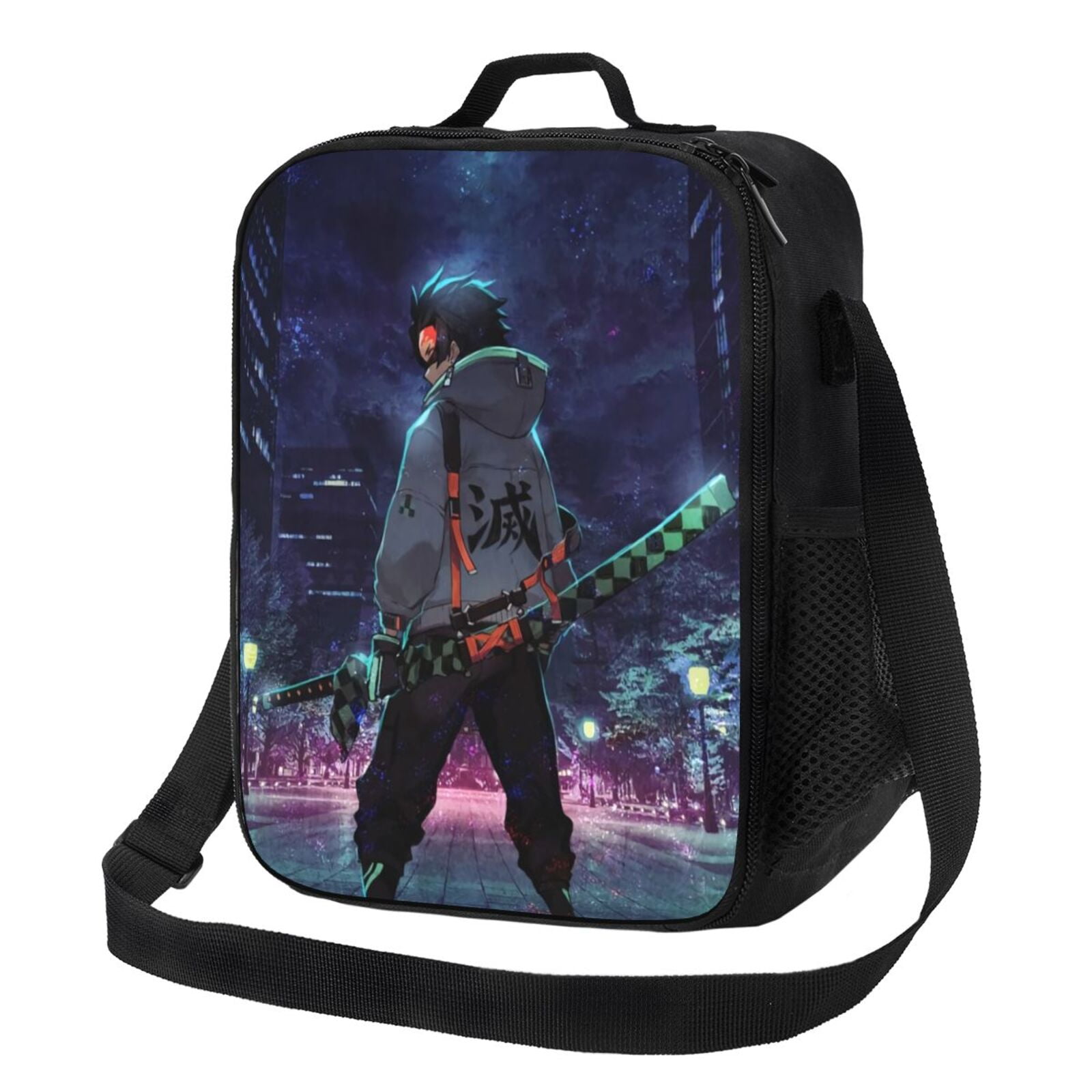 Demon Slayer Scream Lunch Bag, Insulated Lunch Box, Reusable with Side ...