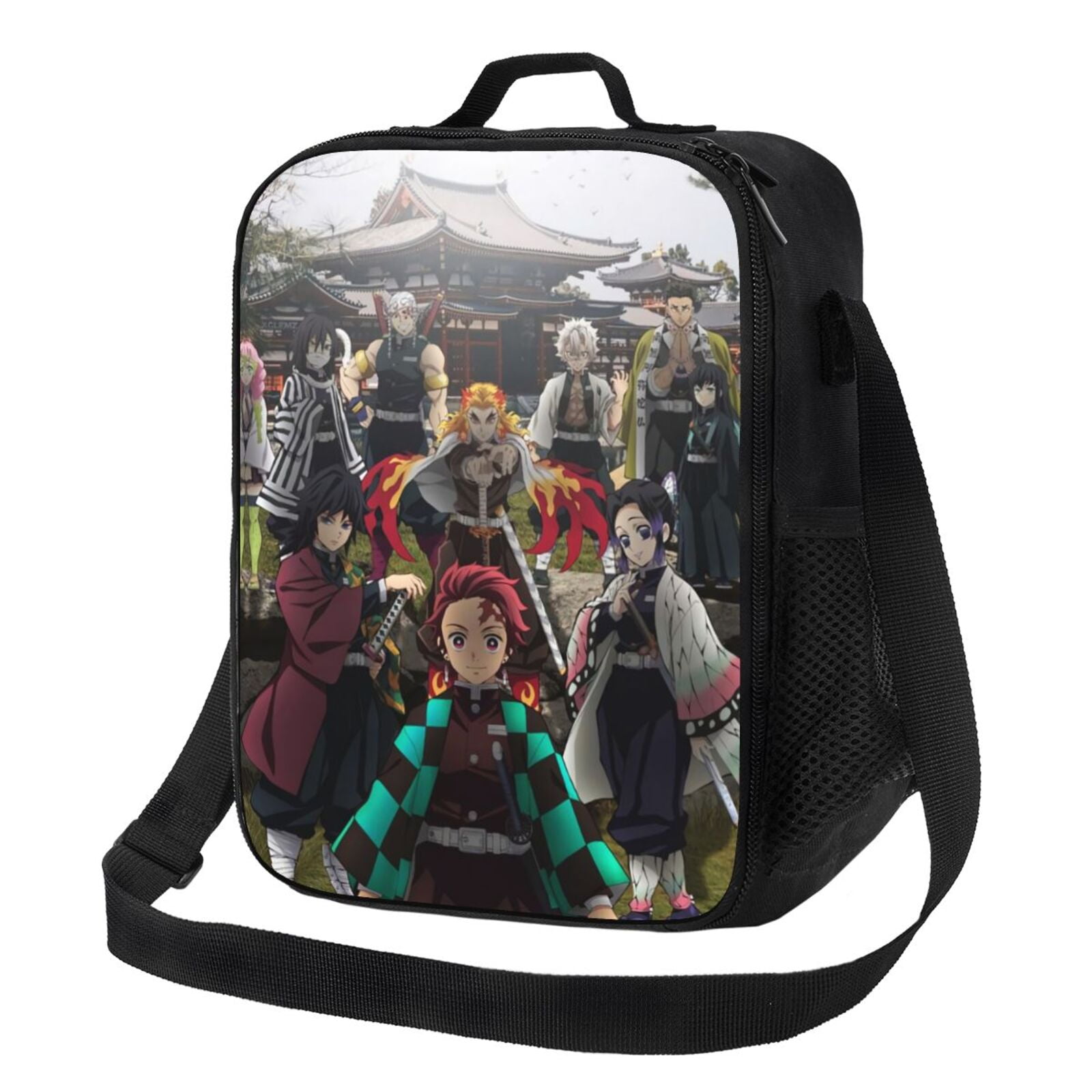 Demon Slayer Scream Lunch Bag, Insulated Lunch Box, Reusable with Side ...