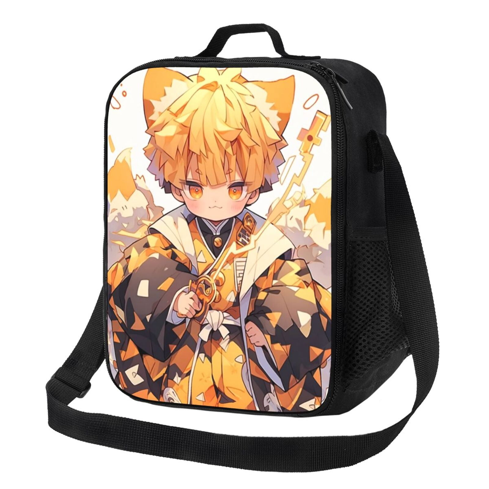 Demon Slayer Scream Lunch Bag, Insulated Lunch Box, Reusable with Side ...