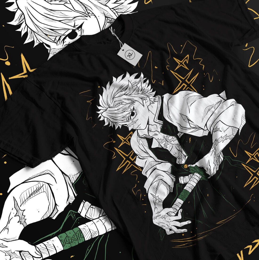 Demon Slayer Shirt Sanemi Shinazugawa Wind Hashira Anime Tee - Walmart.com