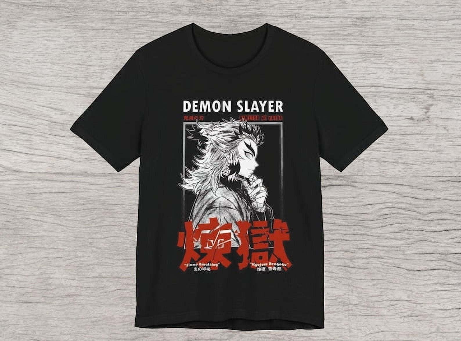 Demon Slayer Shirt Senjuro Rengoku Shirt Anime T Shirt Anime Clothing ...