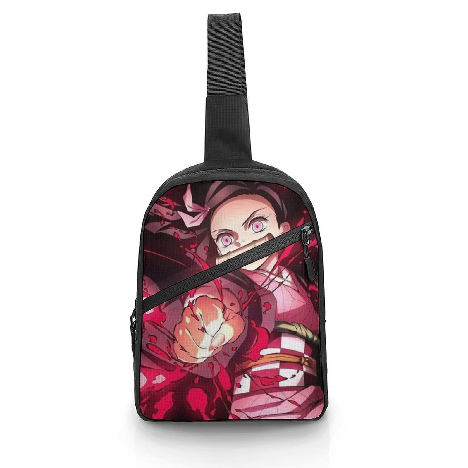 Demon Slayer Sling Bag Foldable Crossbody Bag Unisex Versatile Shoulder ...