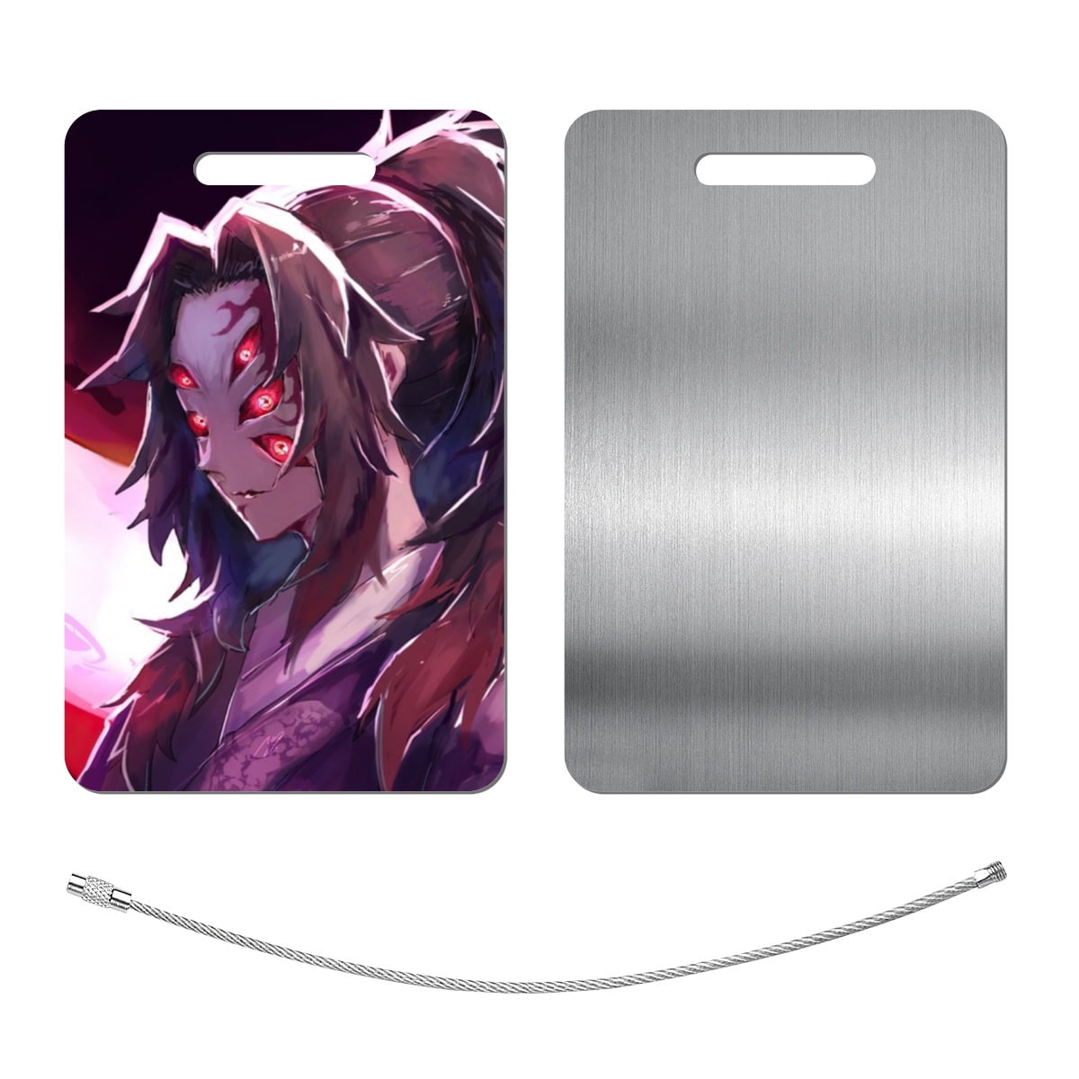 Demon Slayer Stainless steel luggage tag (double-sided printing）Travel ...