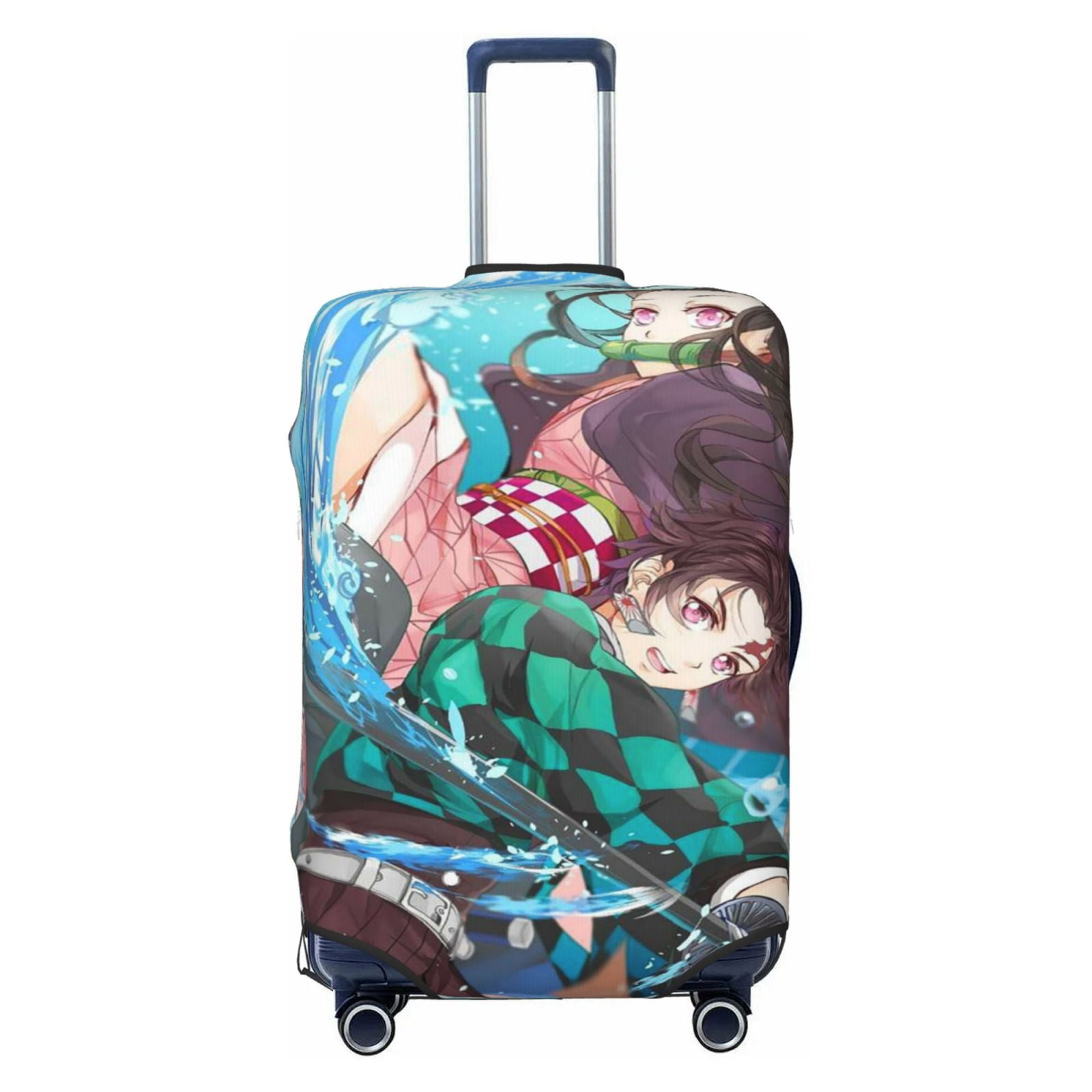 Demon Slayer Suitcase Cover Elastic Washable Luggage Protector Anti ...