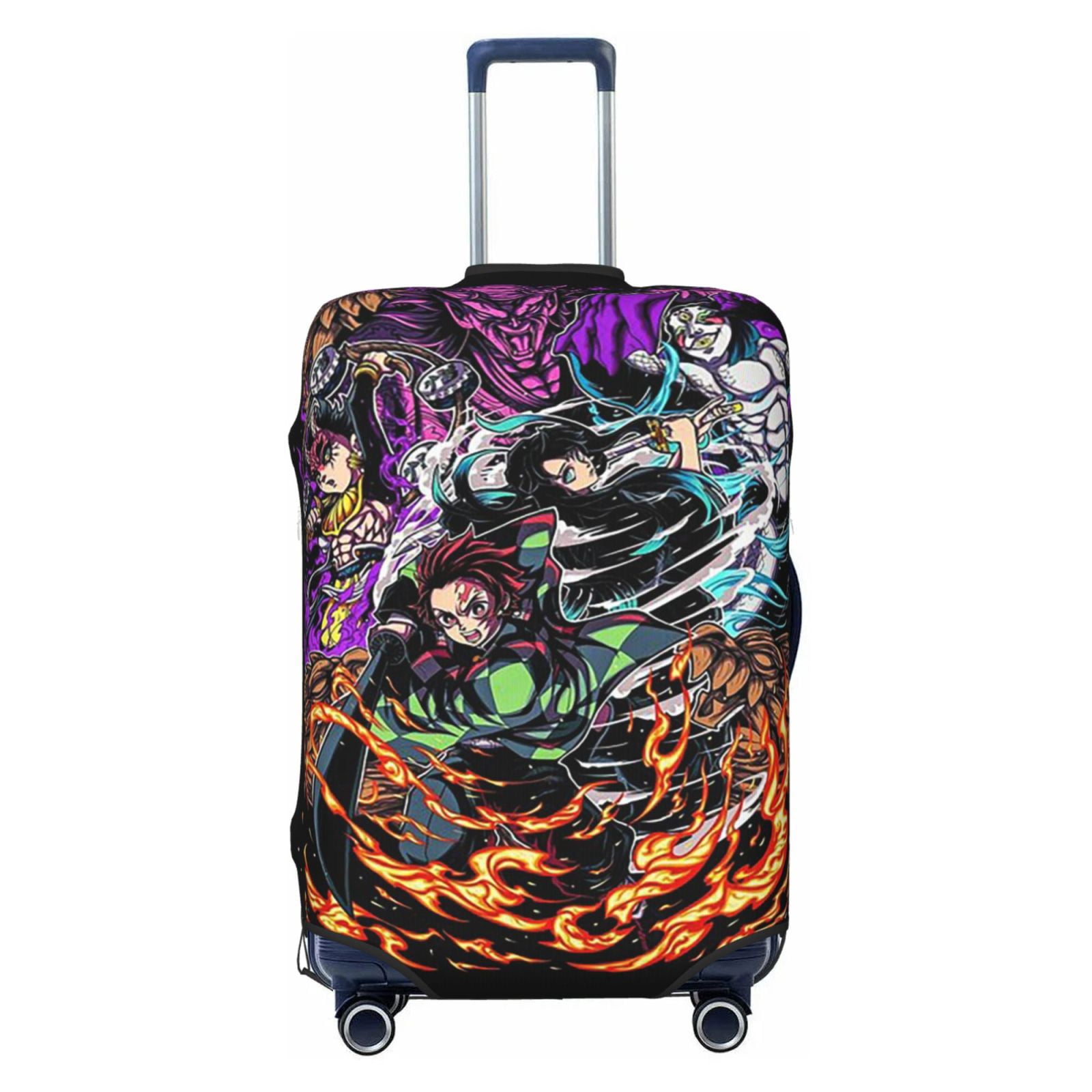 Demon Slayer Suitcase Cover Elastic Washable Luggage Protector Anti ...