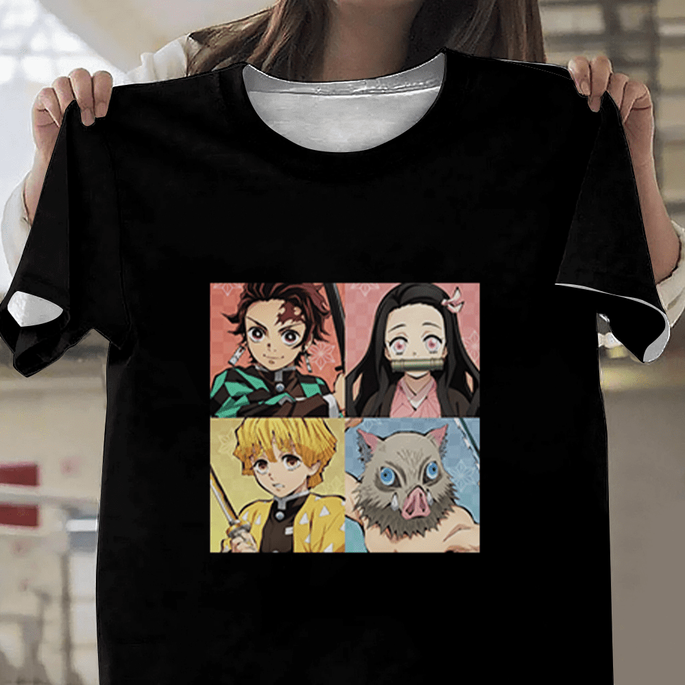 Demon Slayer Summer Shirts Cool Graphic Kamado Nezuko T-Shirt Birthday ...