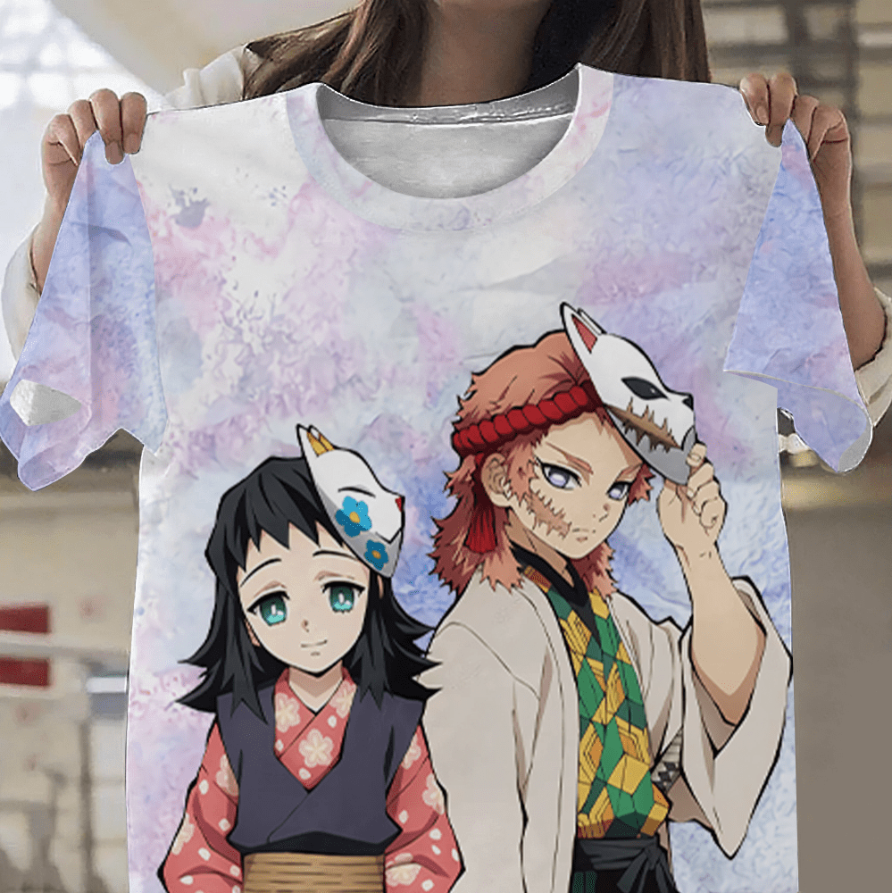 Demon Slayer Summer T Shirts Comfort Print Kamado Nezuko Tee Christma ...